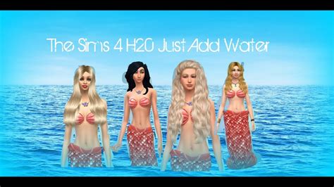 The Sims 4 H20 Just Add Water Mermaids Youtube