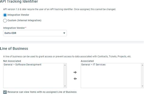 Configuring The Autotask Integration