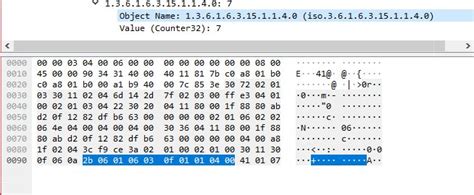 What Is The Name 0x41 65 In A Snmp Variable Bindings Reply Stack Overflow