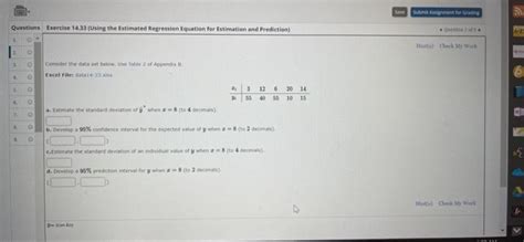 Solved Questions Exercise 1433 Using The Estimated