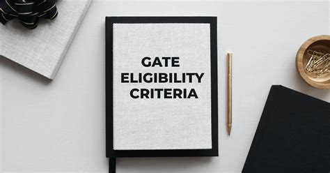 Gate Exam Eligibility Criteria 2024