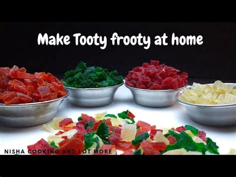 How To Make Tooti Frooti At Home घर पर टूटी फ्रूटी कैसे बनाये