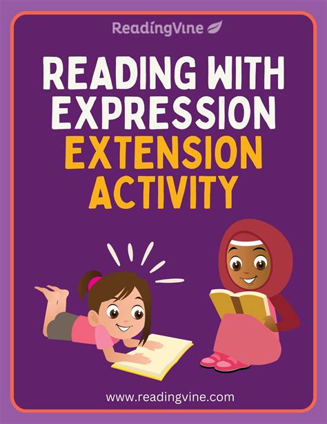 Reading With Expression Extension Activity Readingvine