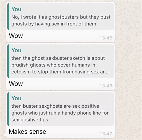 Singing Into The Void Sex Ghostbusters Jamesofwalsh