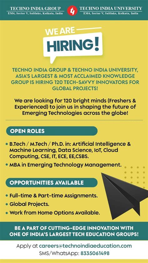 Hiring Techjobs Ai Ml Datascience Iot Cloudcomputing
