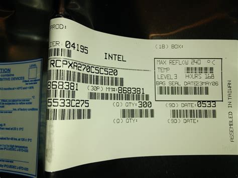 2x Intel Rcpxa270c5c520 Pxa270 32 Bit 520mhz Risc Processor Pbga 356