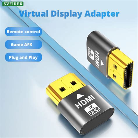 Hdmi Dummy Plug Virtual Display Adapter Dp Dummy Plug 4k Display Emulator Lazada Ph