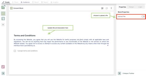 Consent Block In Qatalyst Qatalyst Help Center