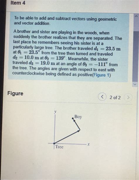Solved Item To Be Able To Add And Subtract Vectors Using Chegg