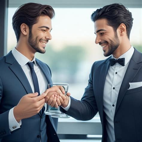 Premium Photo Abstract Handshake Friend With Smile