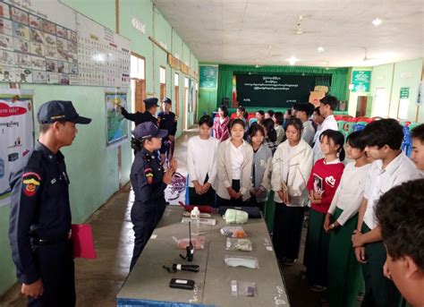 မိုးညှင်းမြို့၌ ကလေးသူငယ်များအတွက် သဘာဝဘေးအန္တရာယ် ကာကွယ်လျှော့ချရေးန