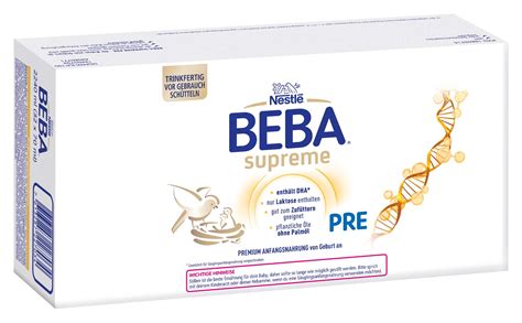 Nestl Beba Supreme Pre Infant Milk Ready To Drink Portion Bottles