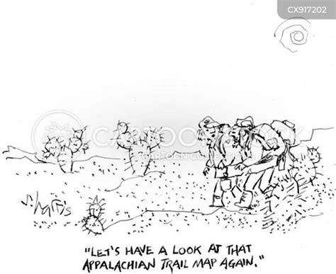 Cartoon Hiking Map