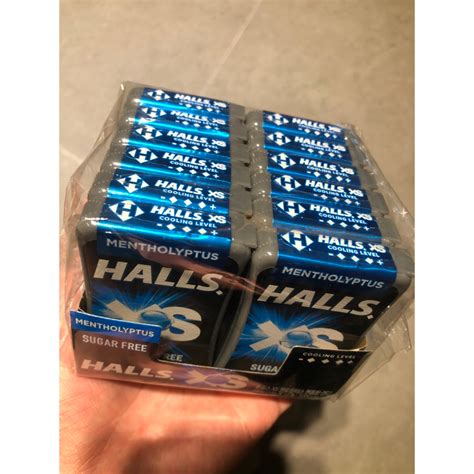 【halls Xs】（現貨滿一打蝦皮店到店免運 ）hallsxs 無糖迷你薄荷糖 喉糖 15g酷涼薄荷 蝦皮購物