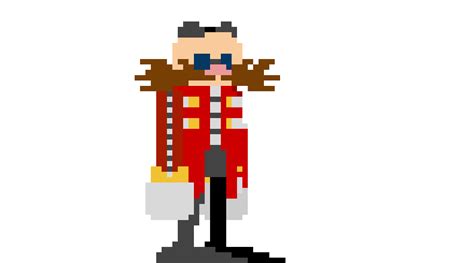 Notebook Eggman Pixel Art