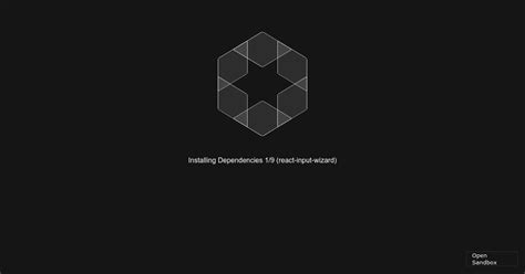react input wizard examples codesandbox