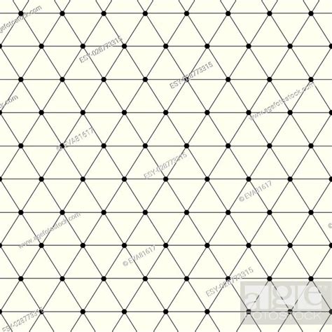 Modern Stylish Texture Repeating Geometric Tiles Linear Monochrome Cubes With Volume Effect