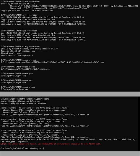 Scons Refuse Compile Even I Alreay Setup Everything Correctly Help