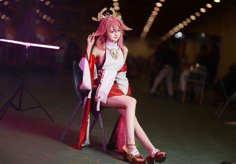 原神 八重神子 漫展场照 Cosplay联盟 用心传递快乐