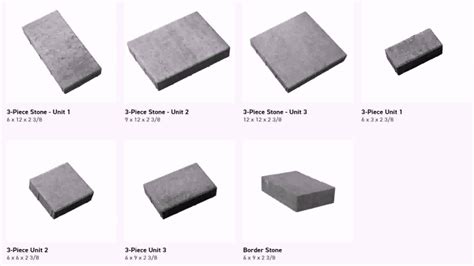 Patio Paver Patterns 3 Sizes Youtube