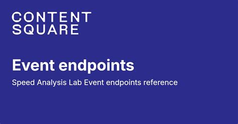 Event Endpoints Apis