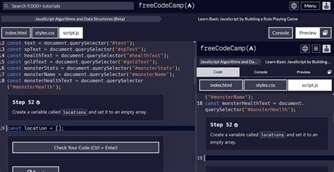 Cool Issue In The Role Play Game Step 52 Javascript The