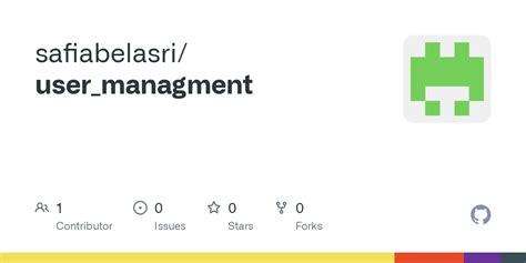 Github Safiabelasriusermanagment