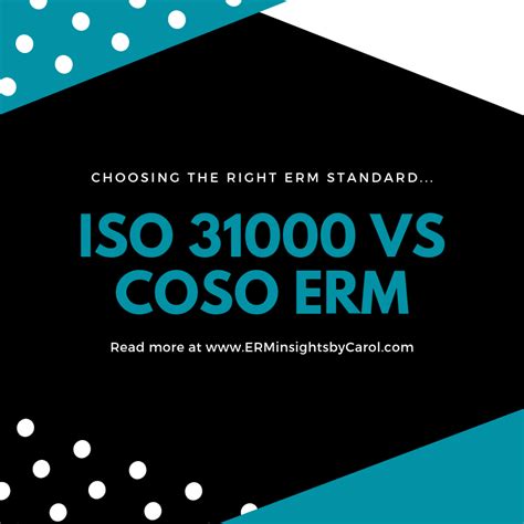 Iso 31000 Vs Coso Comparing And Contrasting The Worlds Leading Risk Management Standards