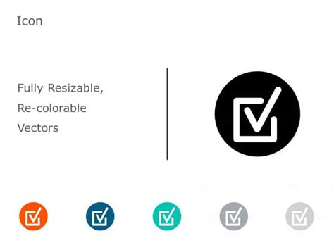 Free Editable Check Mark Icons For PowerPoint SlideUpLift