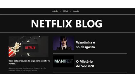 Netflix Blog Suellen Pinto Html Css Angular Dio