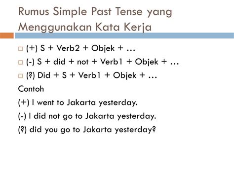 Ppt Simple Past Tense Powerpoint Presentation Free Download Id6099819
