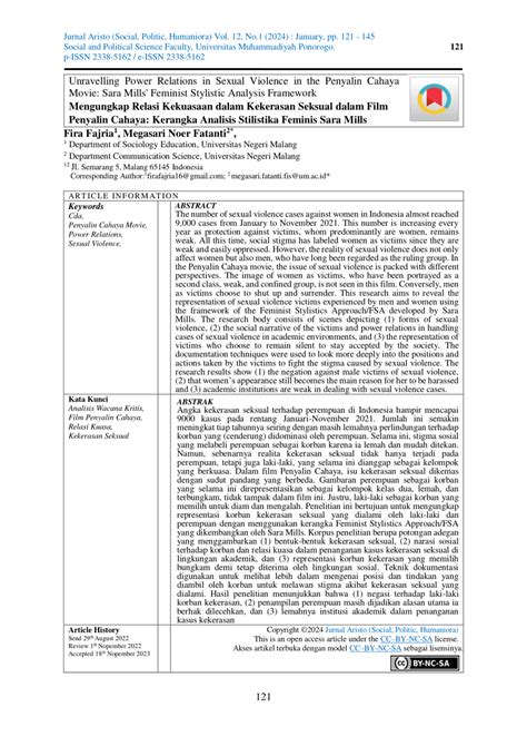 Pdf Unravelling Power Relations In Sexual Violence In The Penyalin