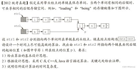 408数据结构历年代码真题详解（含暴力解）22年408真题 Csdn博客