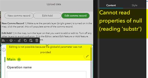 Edit Non Spatial Record In Survey Widget Esri Community