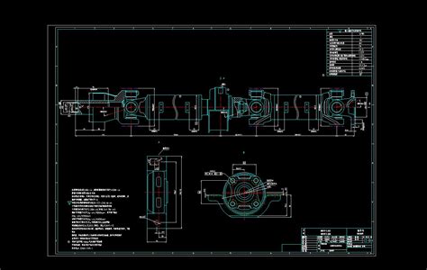 传动轴cad图纸 Autocad 模型图纸下载 懒石网