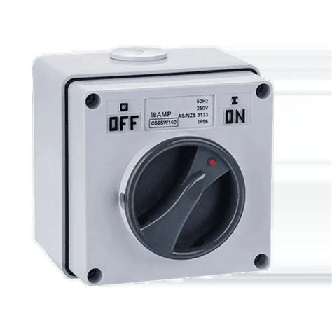 16a Industrial Surface Switch Weatherproof Ip66 Rating