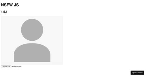Nsfwjs Examples CodeSandbox