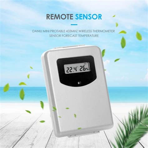 Digital Wireless Thermometer Sensor Remote Forecast Temperature