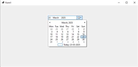 C Datetimepicker Class Geeksforgeeks
