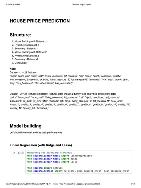 Capstone Project Report 2 Pdf