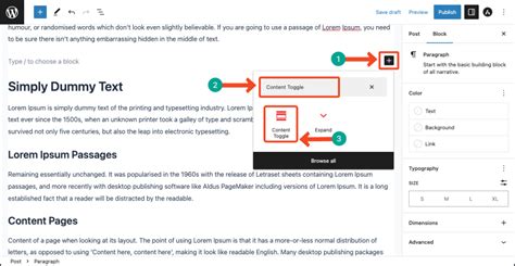 How To Use The Content Toggle Block Ultimate Blocks