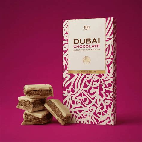 Dubai Chocolate Bar Hazelnut White Chocolate And Kunefa Zyn Dubaï