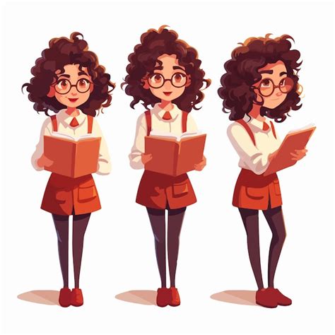 Premium Vector Flat Design Featuring A Woman With Notepad Ai Generation