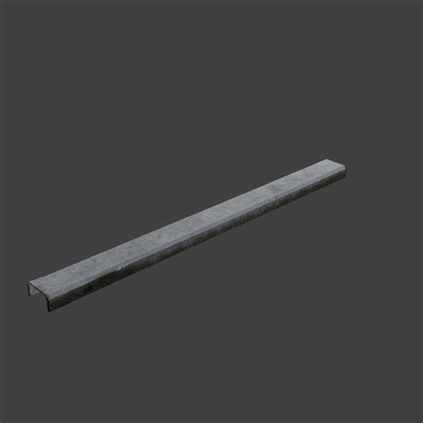 Modular Curb Photoscan 3d Model Cgtrader