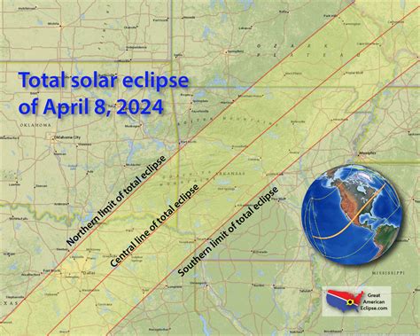 Total Solar Eclipse Of 2024 Here Are Maps Of The Path Of Totality Space