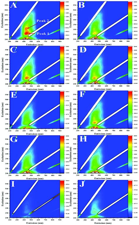 Fluorescence Eem Spectra Of Ha And Ha Aggregates After Long Aggregation
