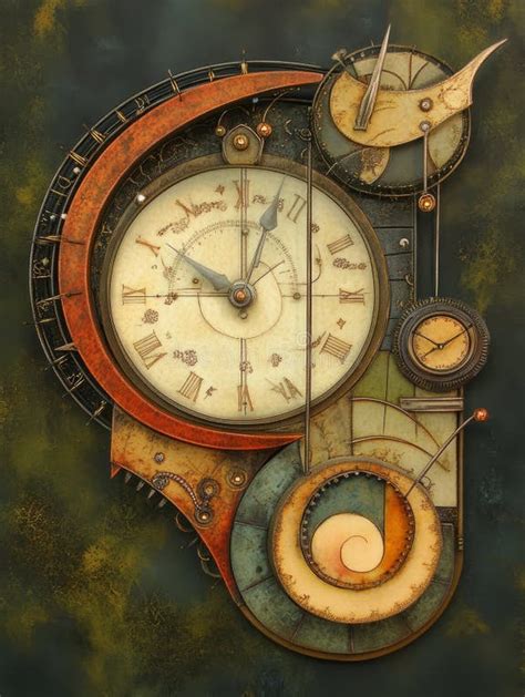 Fantasy Clockwork Stock Illustration Illustration Of Generative 371971610