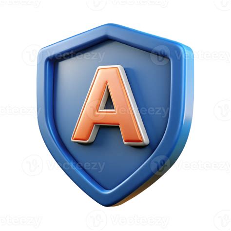 Dazzling Reflective Avant Garde Shield Badge Bold Single Letter A Scalable Clean Lines Flat