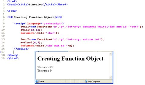Javascript Client Side Scripting Objects Available With Javascript Language