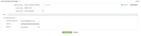 Configuring Saml Sso For Manageengine Network Configuration Manager